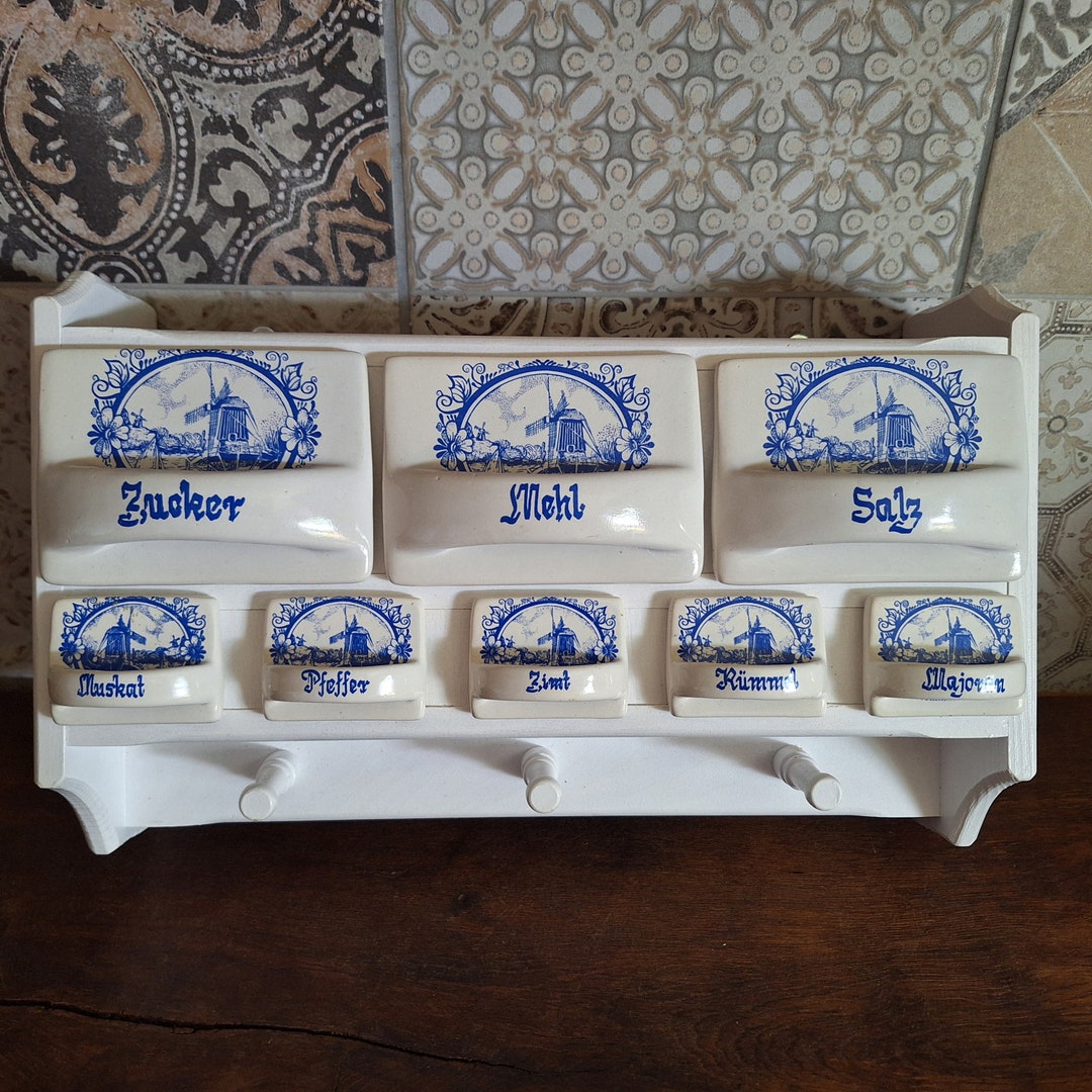 Beautiful Old Chute Shelf - Spice Rack - Kitchen Shelf - Country House ...
