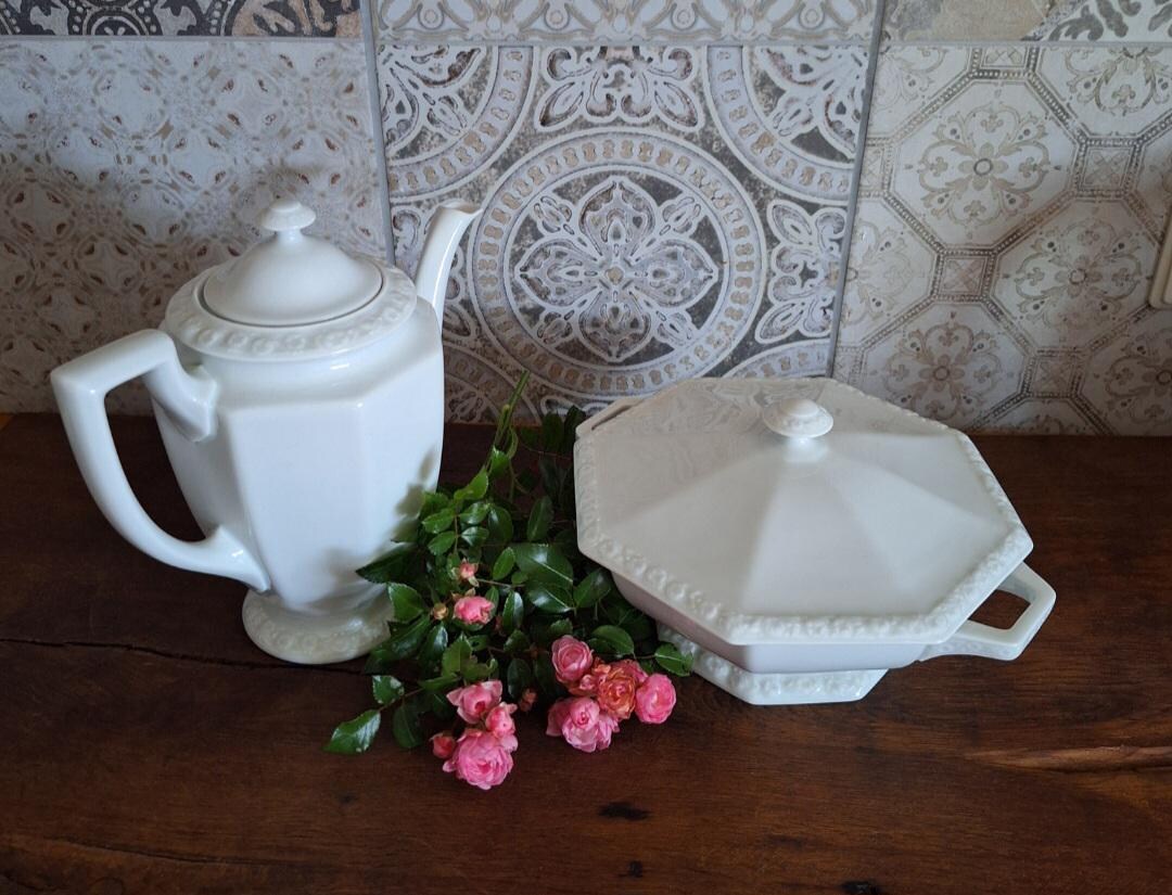 Rosenthal Maria weiß - vintage Kaffeekanne groß 1,4 l - Porzellan Vase ...