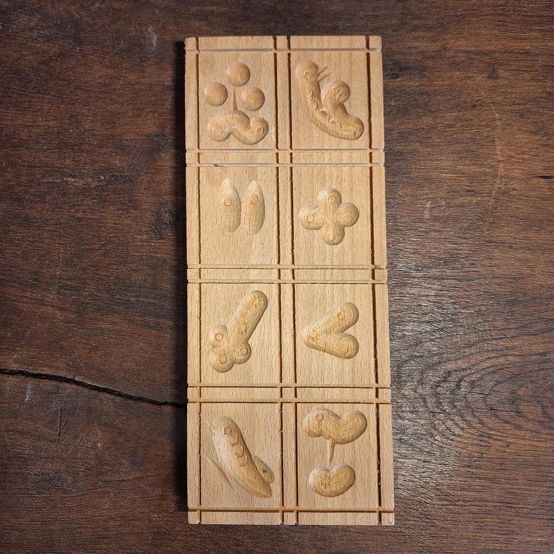 Old Springerle Form Model - Butter Mold Butter Mold Made of Wood - 8 ...