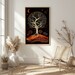 Aboriginal Tree Dot Art, Indigenous Poster, Night Landscape, Abstract ...