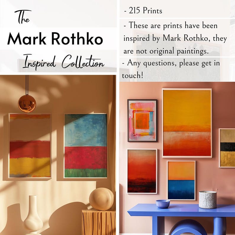 200 Mark Rothko Prints, Abstract Painting, Mark Rothko Posters, Gallery ...