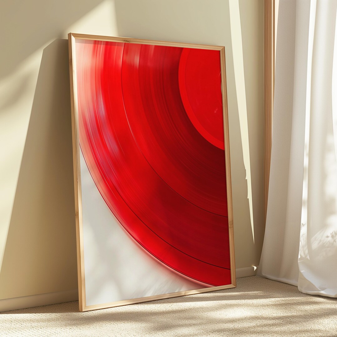 Retro Vinyl Record Poster, Trendy Music Poster, Record Player Art ...