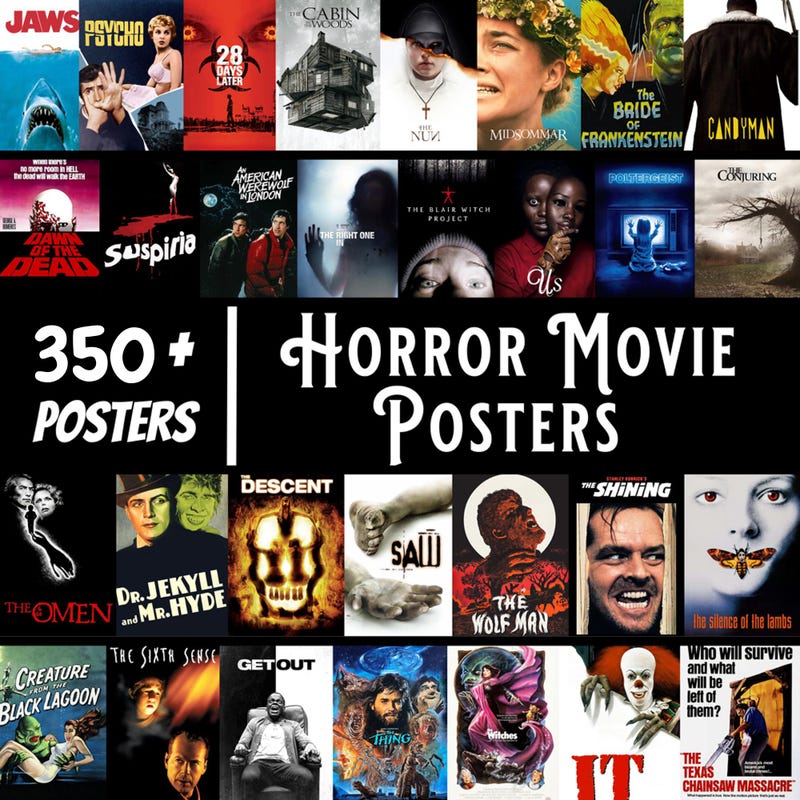 Gothic Horror Art Poster - Etsy UK