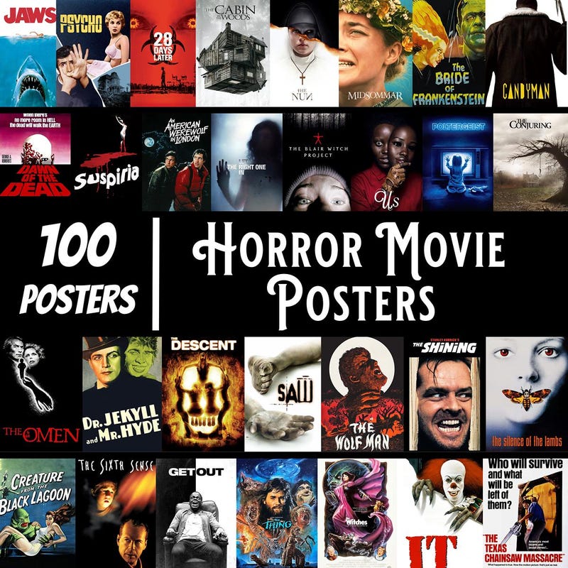 Horror Movie Poster - Etsy