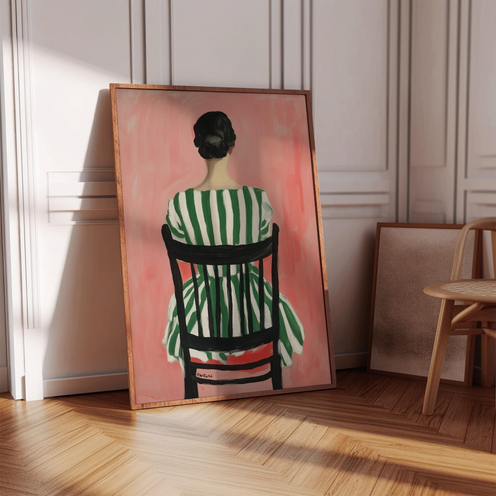 Abstract Woman Sitting Print, Abstract Wall Art, Matisse Inspired ...