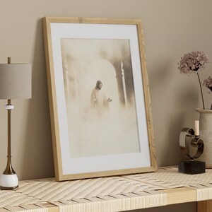 Minimalist Jesus Painting, Jesus Art, Christian Wall Art, Bible Verse ...