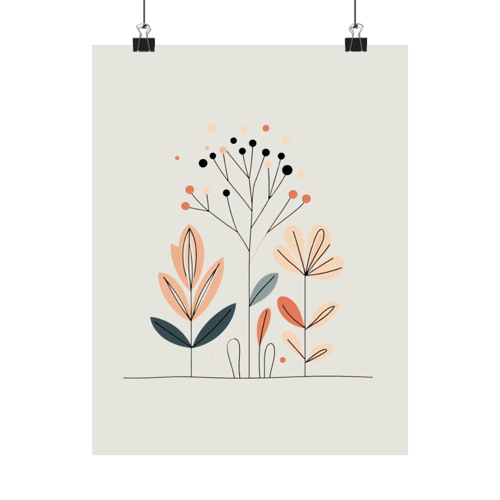 Minimalist Line Art Unframed Poster Matte Finish. - Etsy