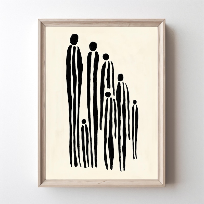 Modern Line Art - Etsy