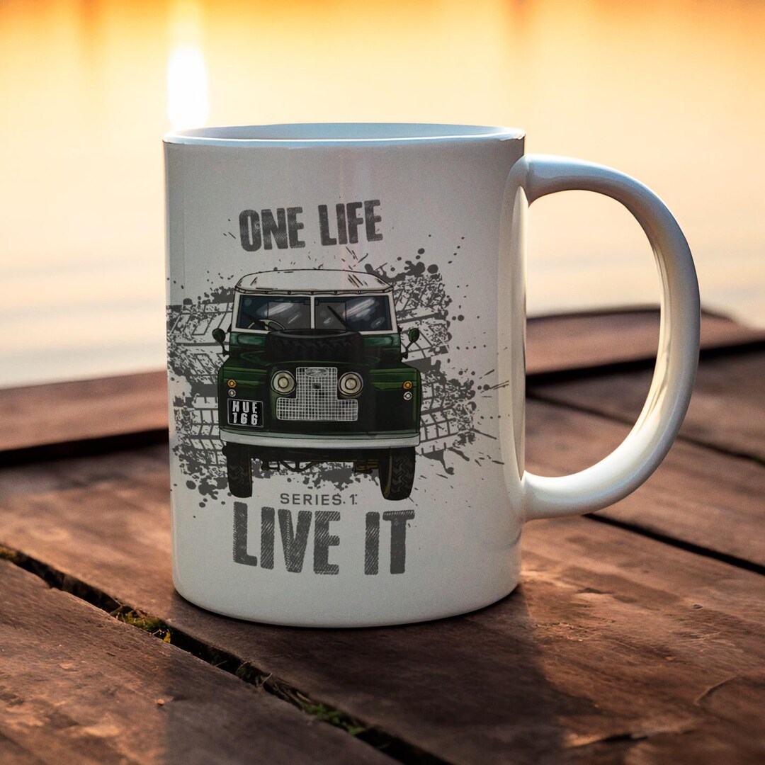 Defender Farmers Green Truck Coffee Tea Mug - Rugged off Road Suv ...