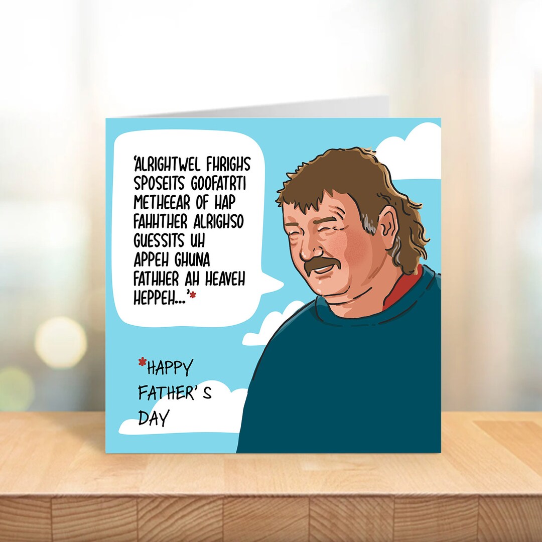 Father's Day Clarksons Farm Square Card Funny Happy Fathers Day TV Show ...