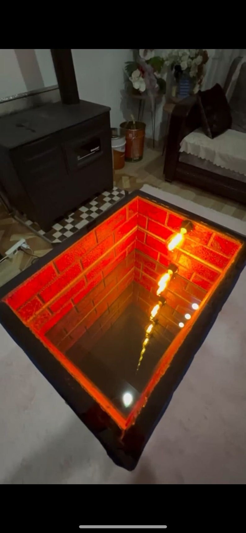 Infinity Mirror, Infinity Mirror Coffee Table, Home Decoration, Led ...