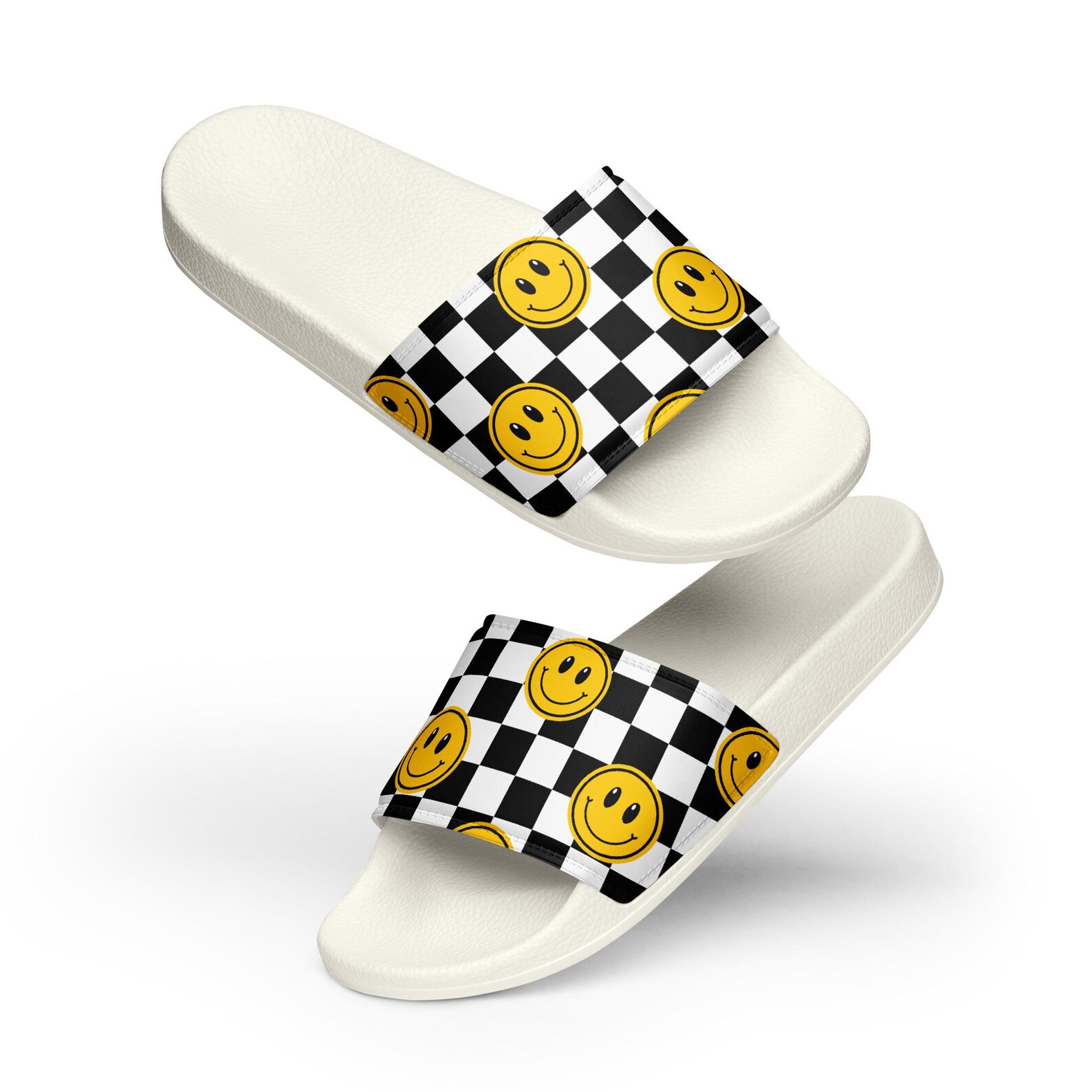 Smiley Face Checker Slides, Retro Checker Slides, Smiley Face Slides ...