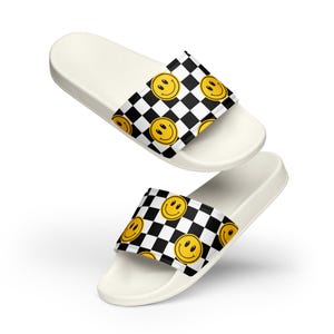 Smiley Face Checker Slides, Retro Checker Slides, Smiley Face Slides ...