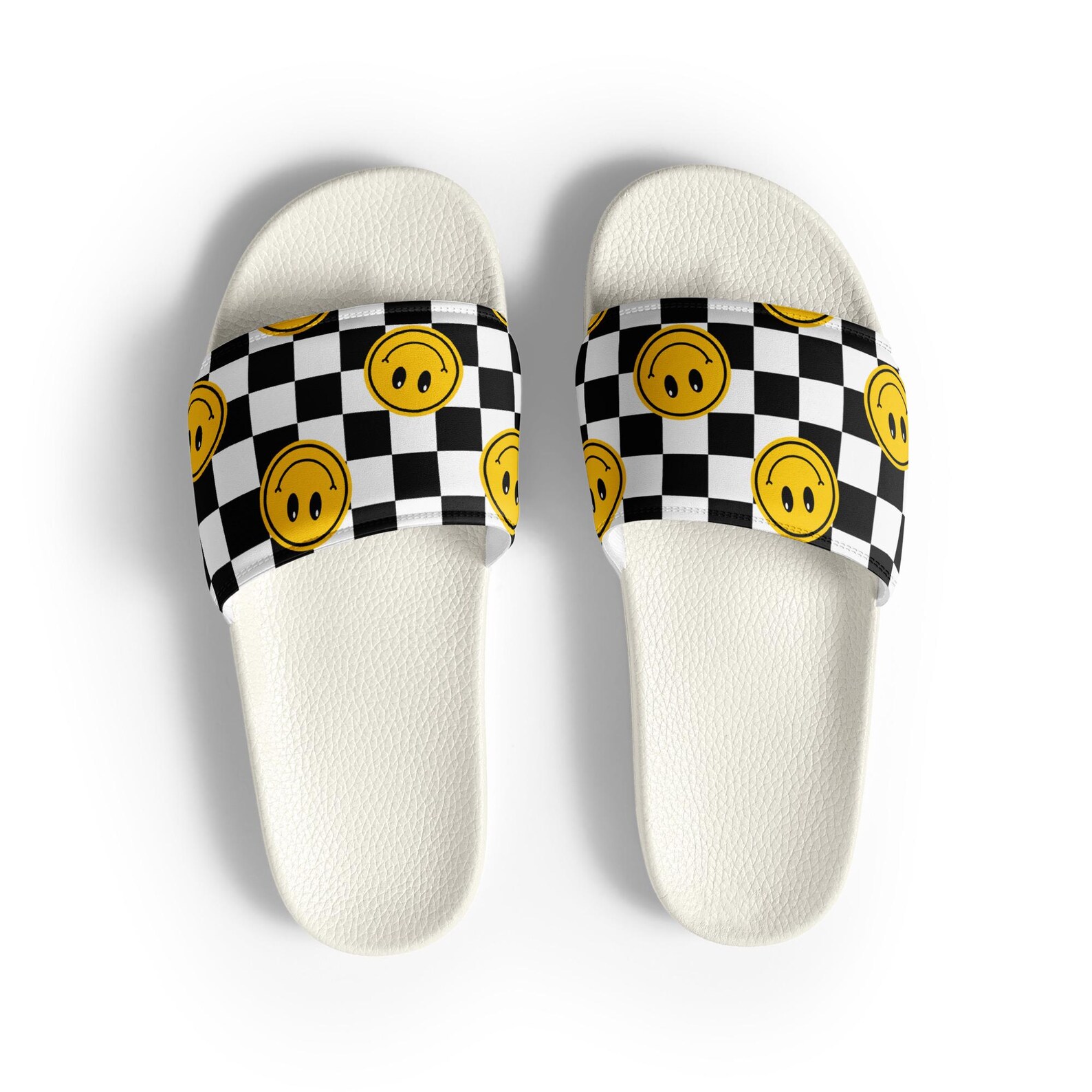 Smiley Face Checker Slides, Retro Checker Slides, Smiley Face Slides ...