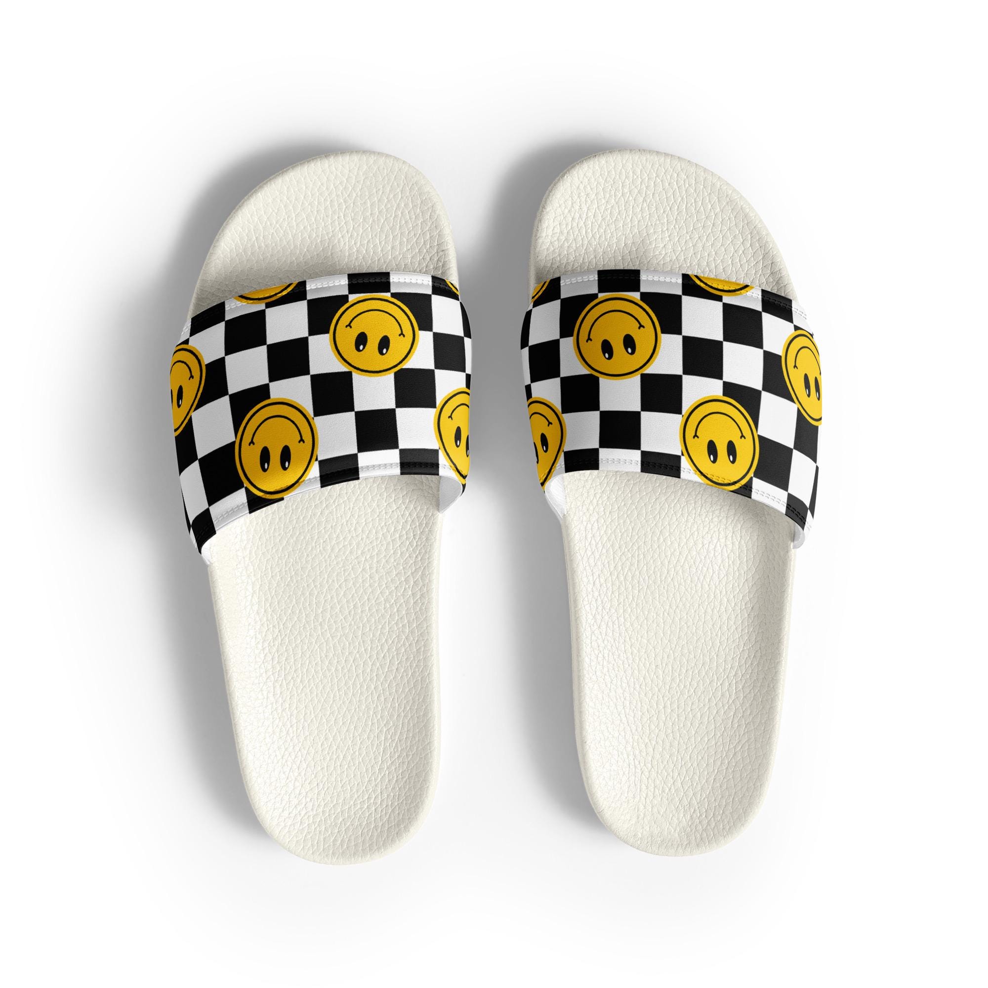 Smiley Face Checker Slides, Retro Checker Slides, Smiley Face Slides ...