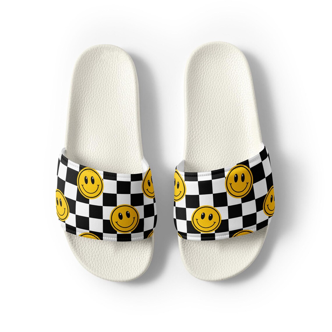 Smiley Face Checker Slides, Retro Checker Slides, Smiley Face Slides ...