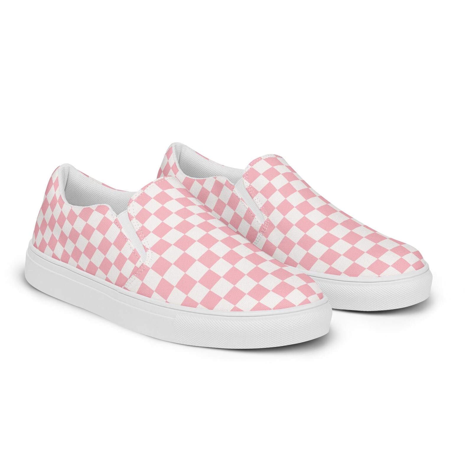 Light Pink Checker Vans, Pink Checker Vans, Pastel Checker Pink Vans ...