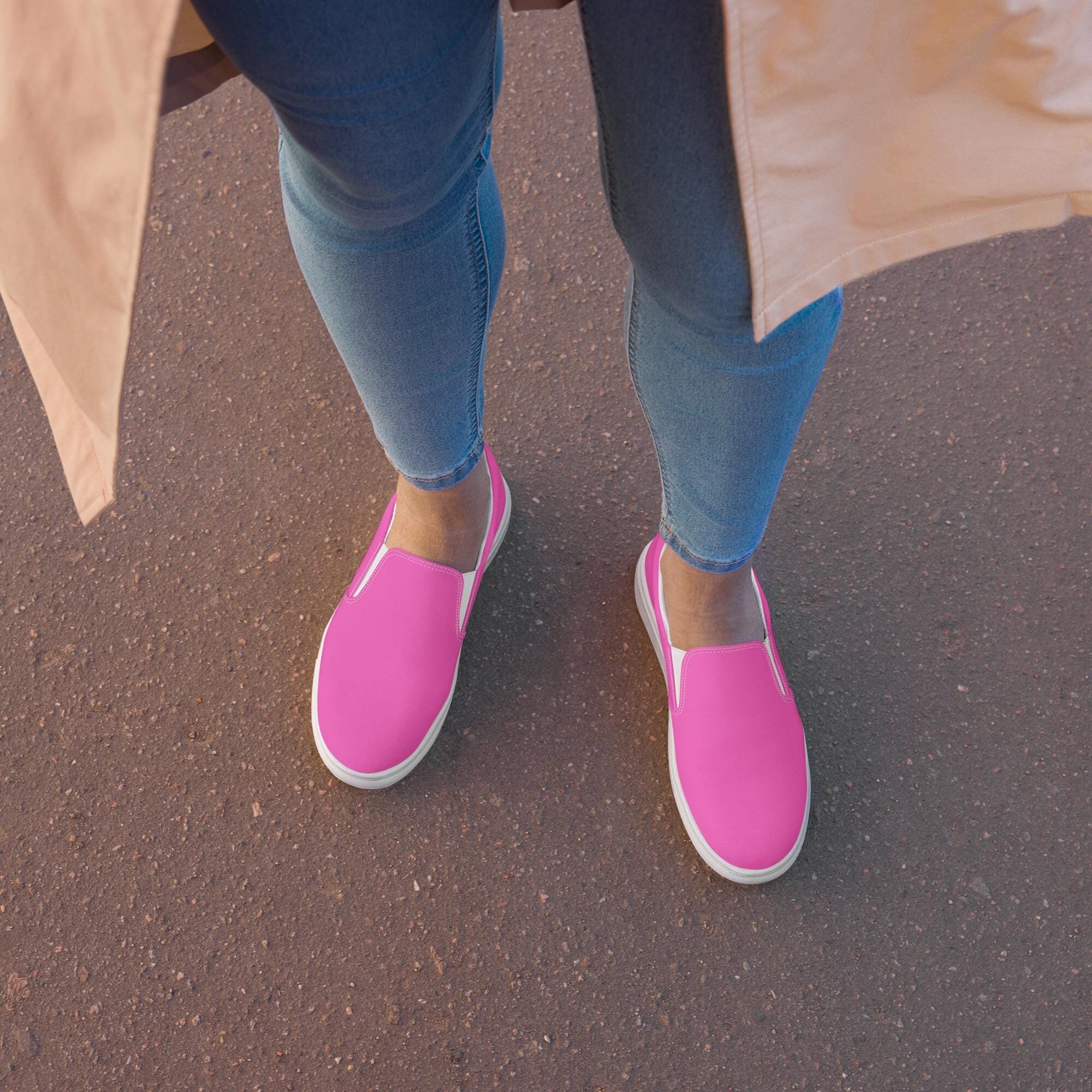 Neon pink vans store