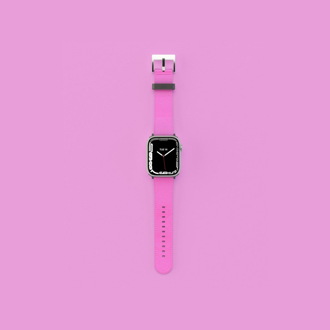 Hot Pink Apple Watch Band, Neon Pink Watch Band Apple Watch Ultra Se ...