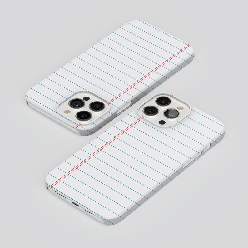 BACK TO SCHOOL Cute Notebook Paper iPhone Case Notebook Paper iPhone 15 ...