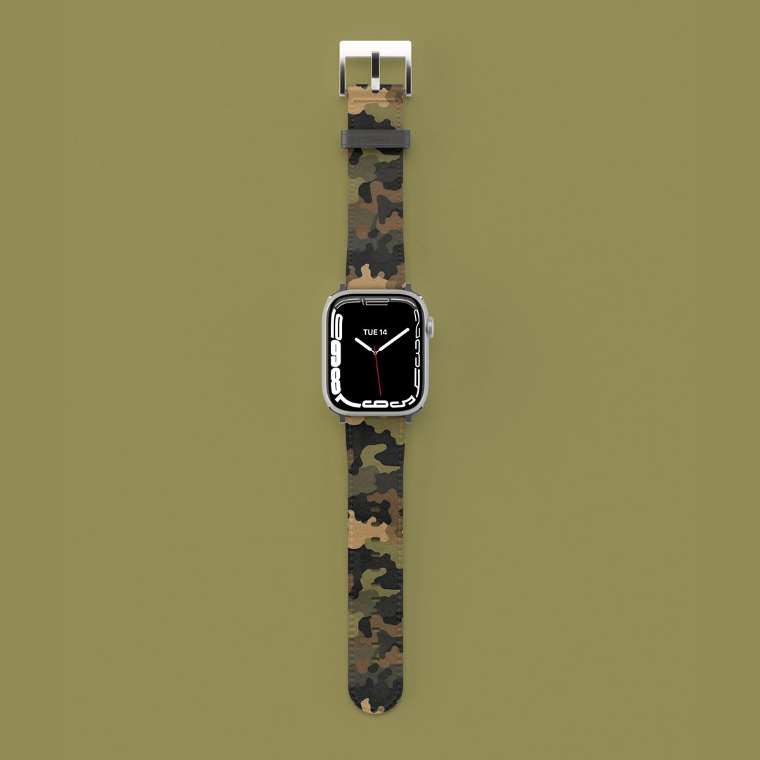 MILITARY CAMO Apple Watch Band, Camo Apple Watch Band, Military Camo ...