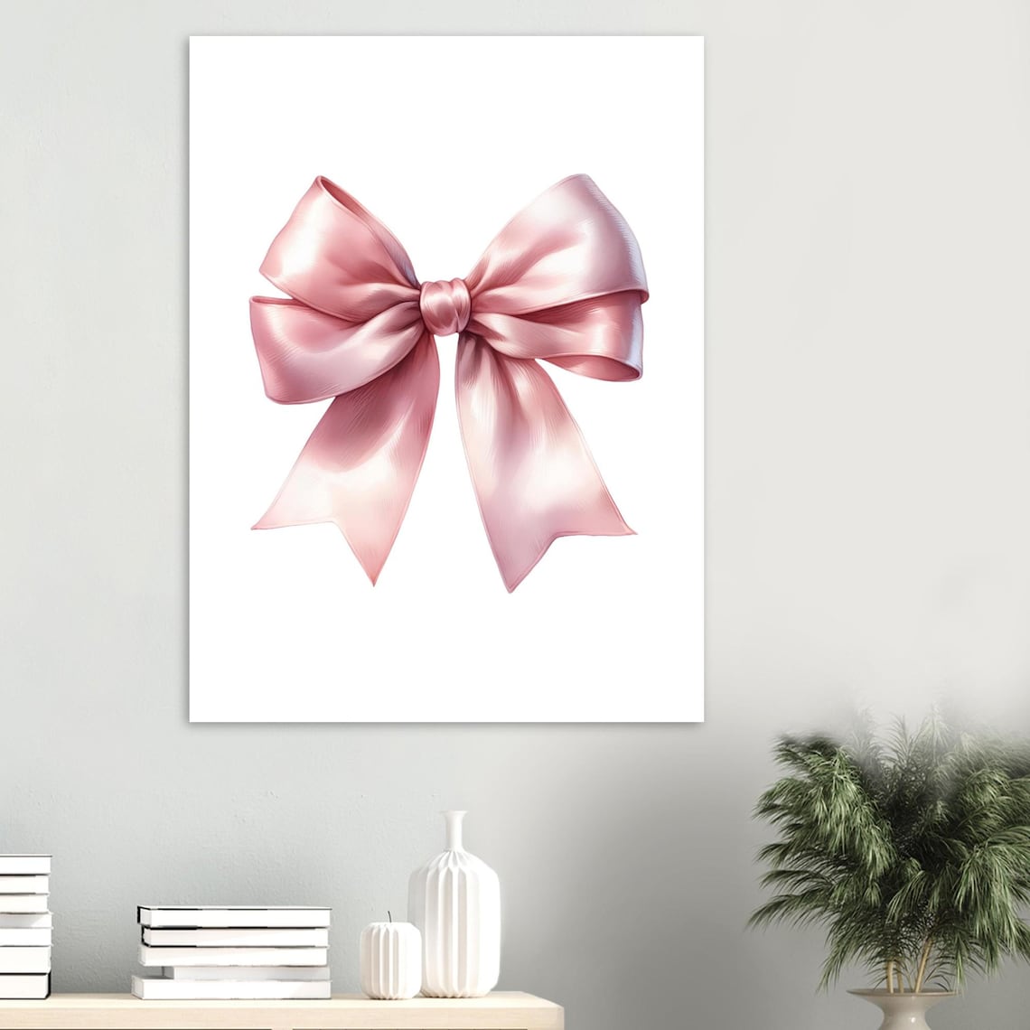 Pastel Coquette Bow Poster | Premium Wall Art for Chic Decor - Etsy
