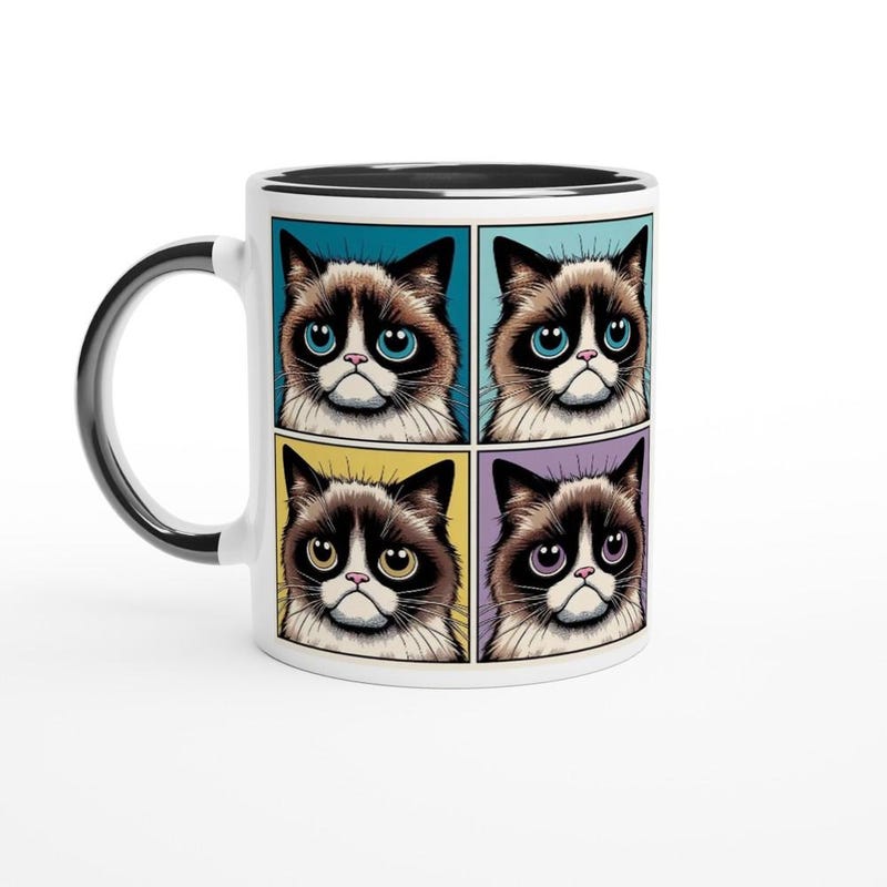 Grumpy Cat Mug - Etsy