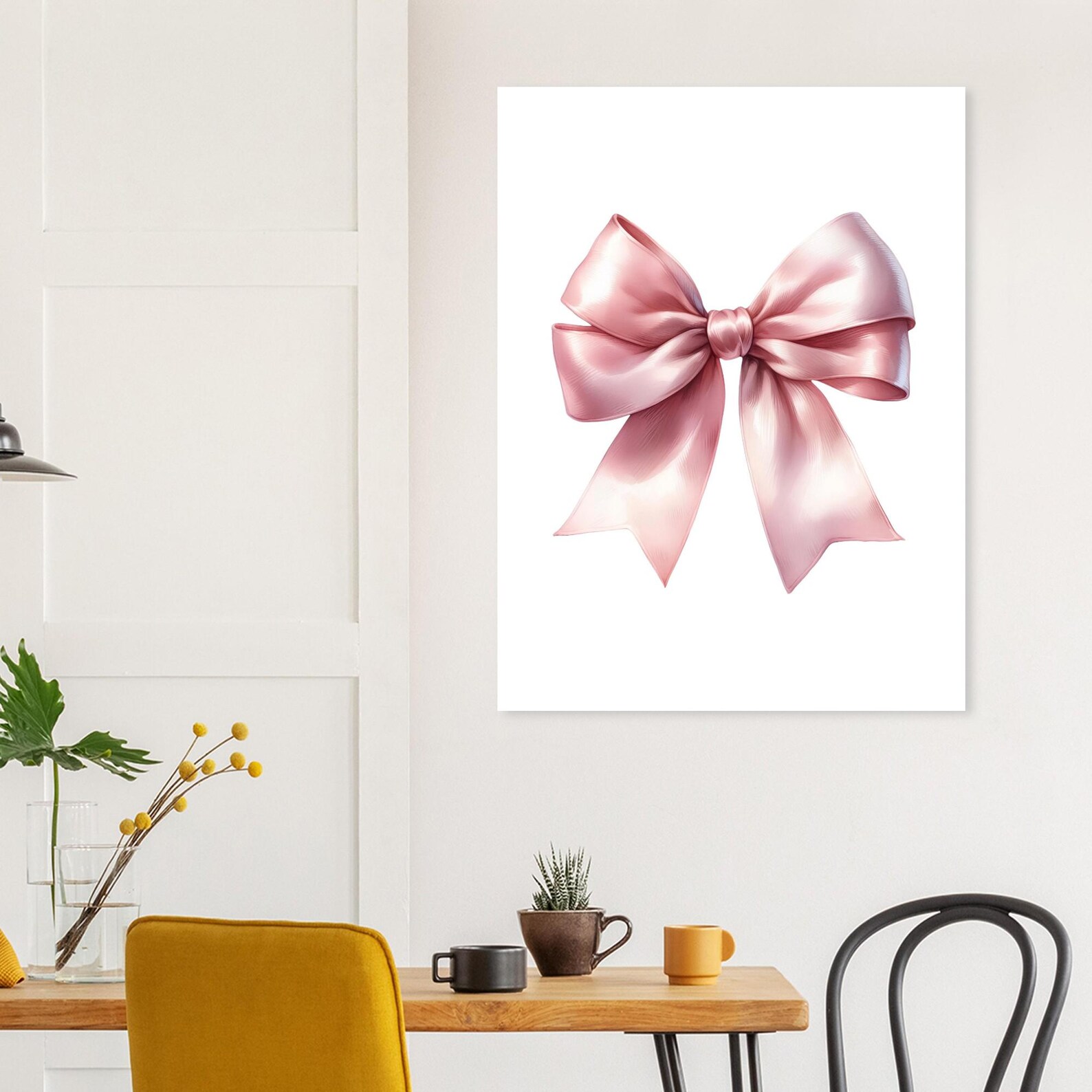 Pastel Coquette Bow Poster | Premium Wall Art for Chic Decor - Etsy