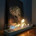 Handmade Table Top Fireplace Turquoise Fire Pit Bioethanol Fireplace ...