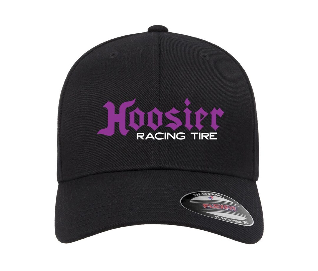 Hoosier Racing Embroidered Black Flexfit Fitted Hat - Etsy