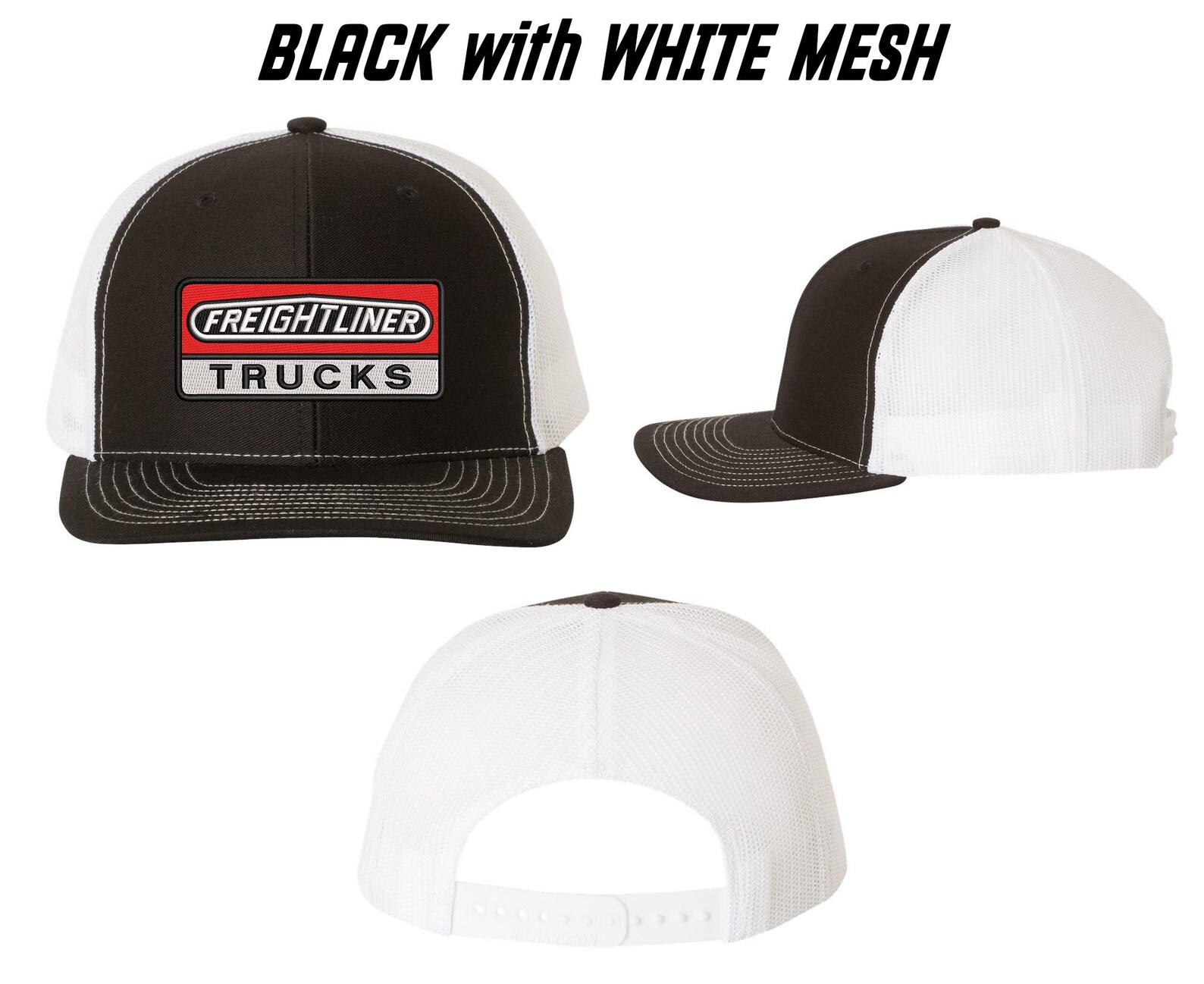 Freightliner Trucks Embroidered Patch Richardson 112 Snapback Trucker ...