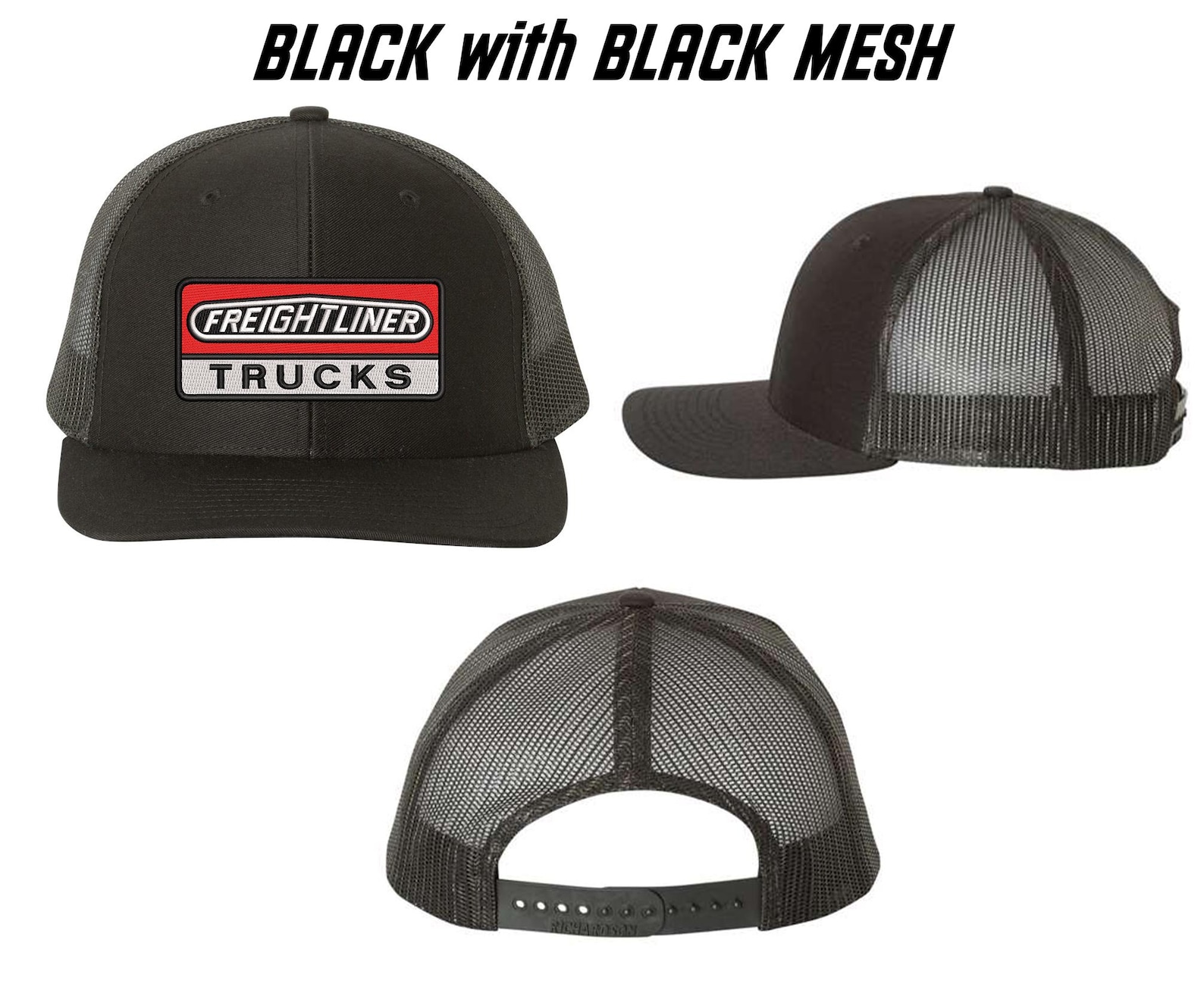 Freightliner Trucks Embroidered Patch Richardson 112 Snapback Trucker ...