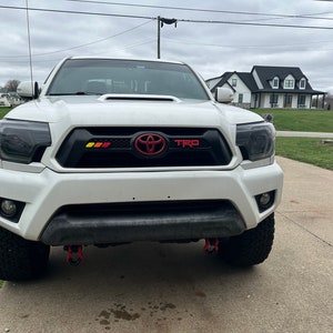 Toyota TRI-COLOR Grille Badge Emblem. Tacoma, Tundra, 4runner, FJ ...