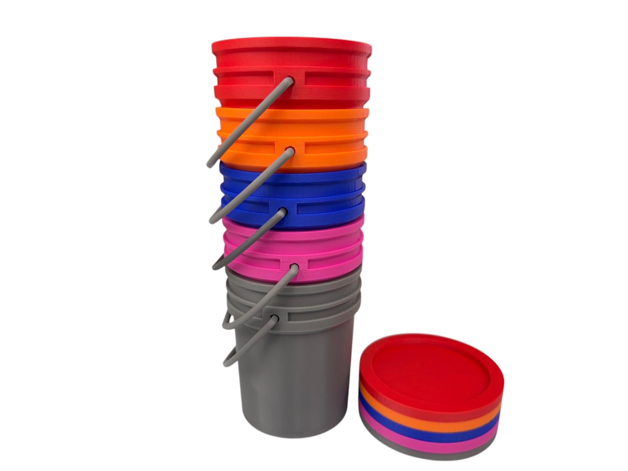 Mini 4" Bucket With Lid. (not 5 Gallons) - Etsy