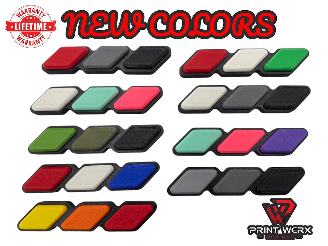 Toyota Tri-color Grille Badge Emblem. (LIFETIME WARRANTY) Tacoma ...