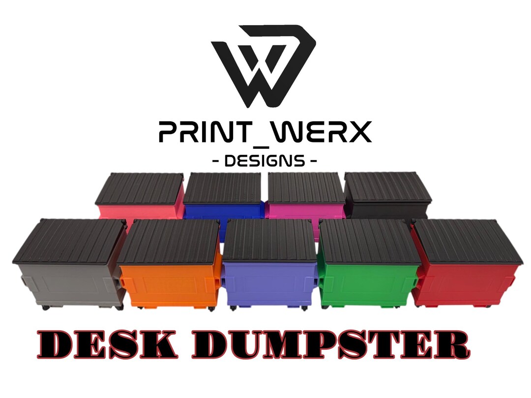 Desk Dumpster for Desk Orginization. - Etsy