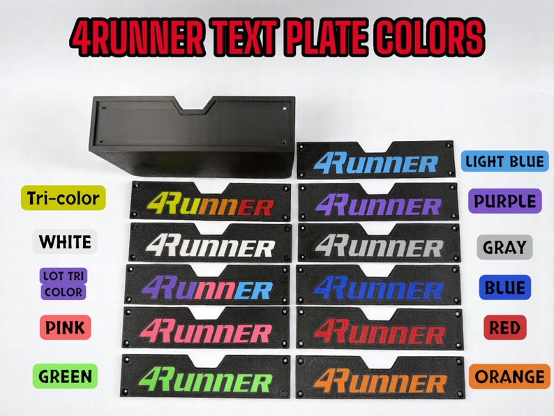 Lower Console Drawer With Changeable Face Plates for 2014-2024 Toyota ...