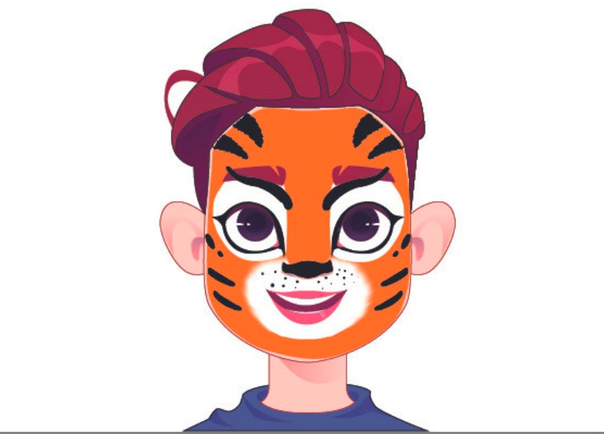 Printable Face Paint Tutorial Color Your Imagination: Embrace 15 Face ...