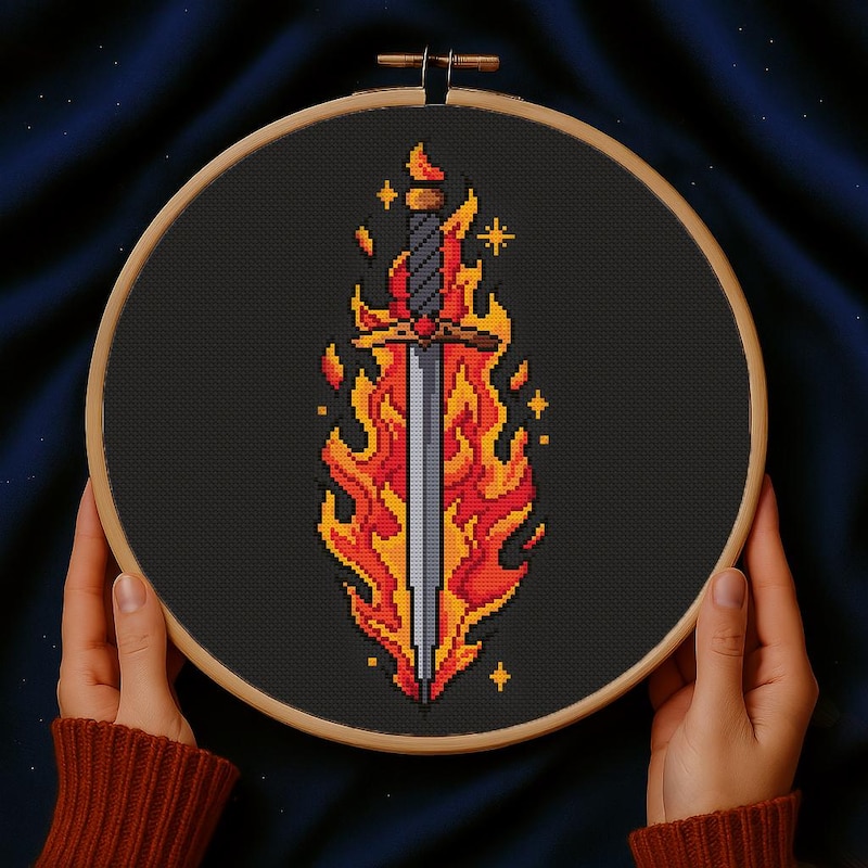 Fire Sword - Etsy