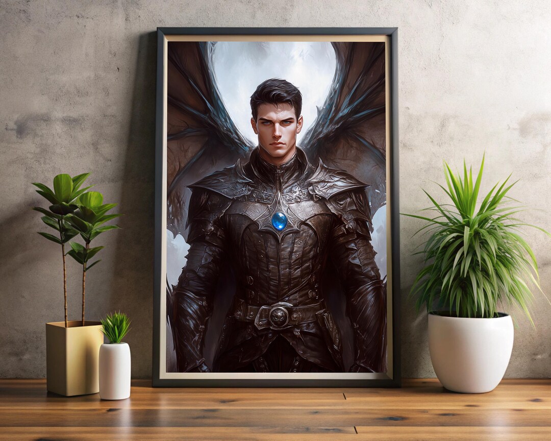 Azriel Shadowsinger Poster, Azriel Acotar Poster, Bat Boys Acotar, Book ...