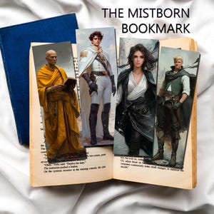 Mistborn Bookmark, Bookmark Printable, Mistborn Art, Printable Digital ...