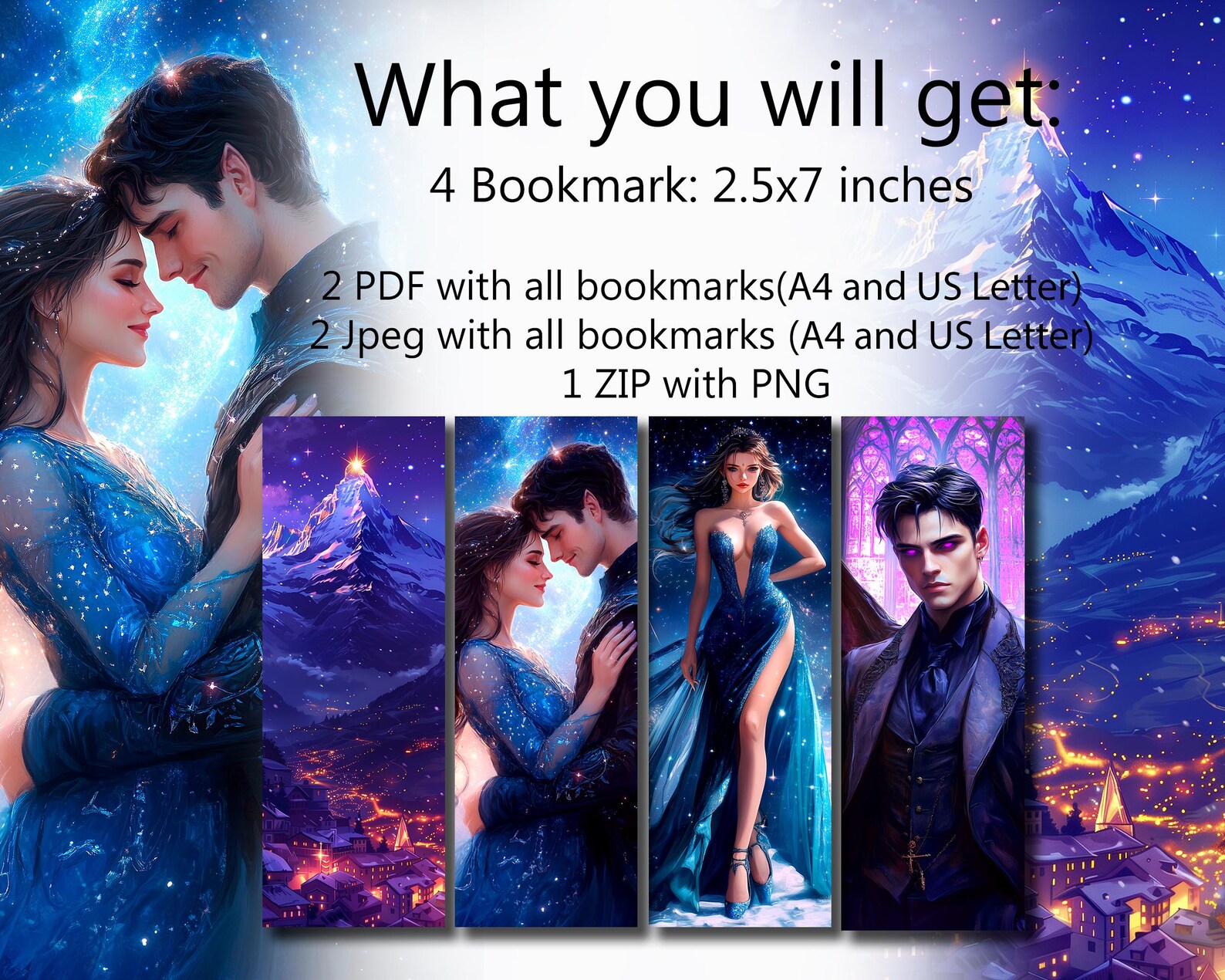 Acotar Bookmarks Printables, SJM Bookmark, Acotar Bookmark Set, Acotar ...