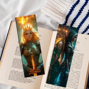 Throne of Glass Bookmarks, Printable Bookmark, Aelin Galathynius and ...