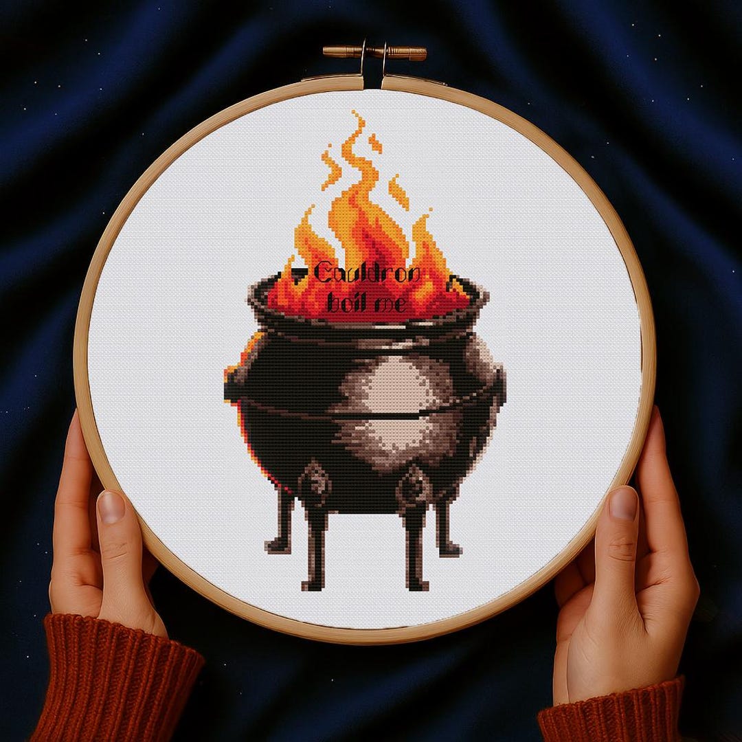 Acotar Cauldron Cross Stitch Pattern, Nesta Acotar Cross Stitch PDF ...