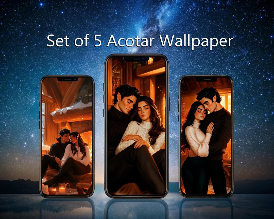 Acotar Wallpaper, Acotar Christmas, Acotar Screensaver With Feyre and ...