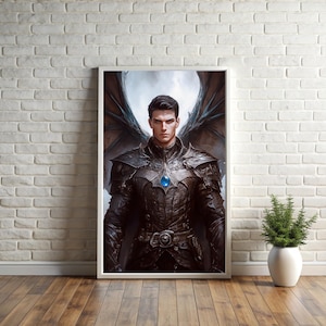 Azriel Shadowsinger Poster, Azriel Acotar Poster, Bat Boys Acotar, Book ...