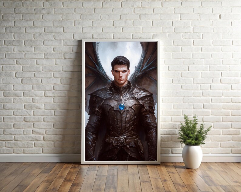 Azriel Shadowsinger Poster, Azriel Acotar Poster, Bat Boys Acotar, Book ...