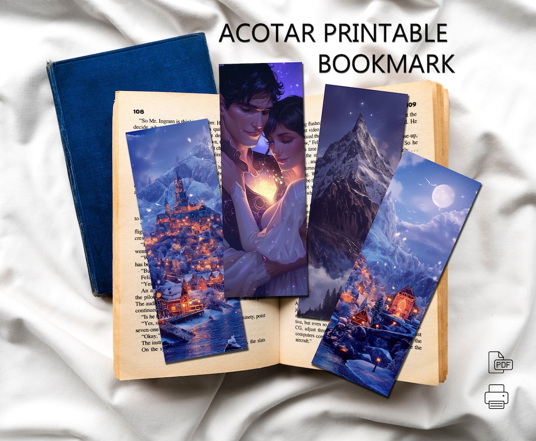Acotar Printable Bookmark, Acotar Gifts, Acotar Merch, Acotar Book Mark ...