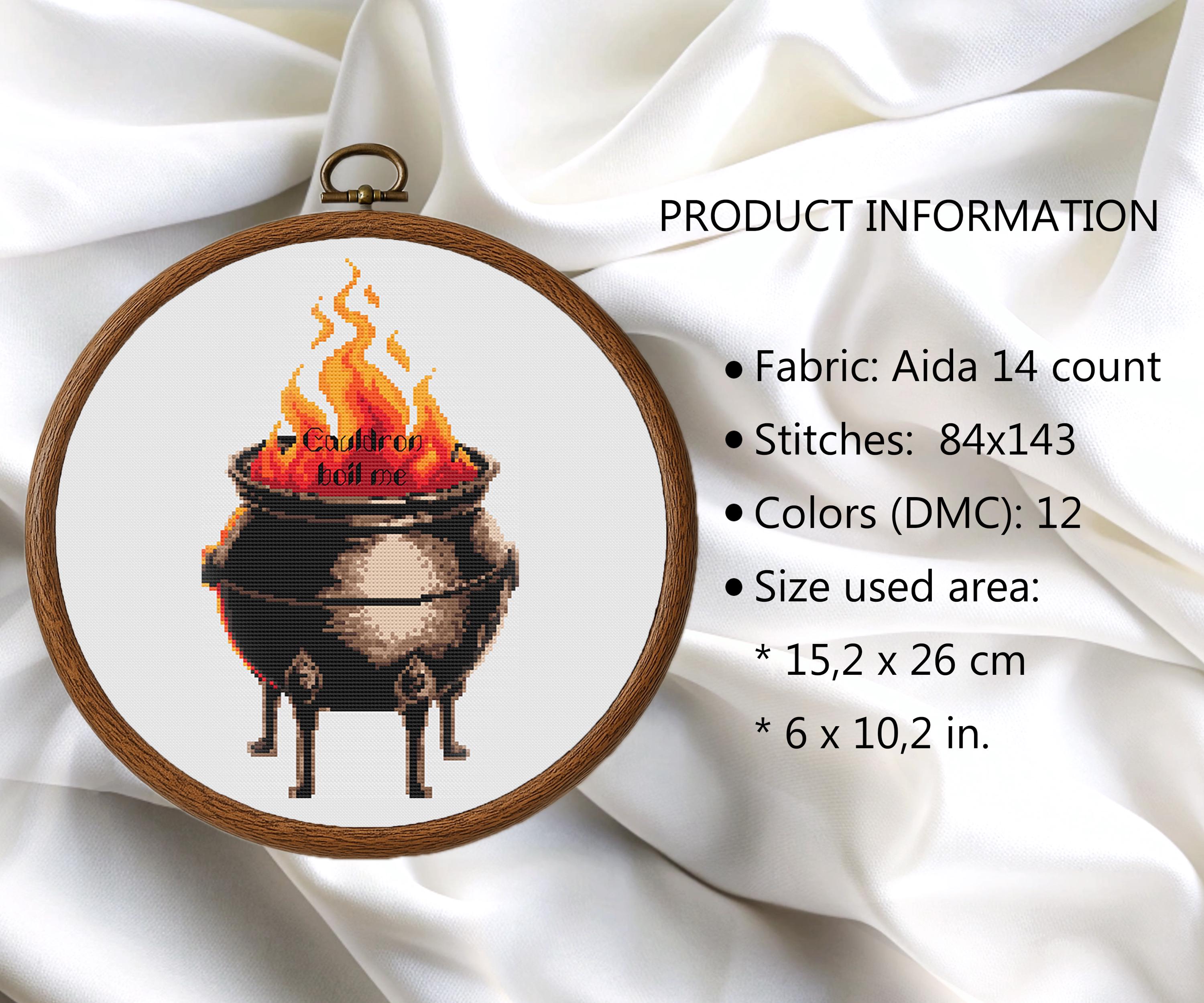 Acotar Cauldron Cross Stitch Pattern, Nesta Acotar Cross Stitch PDF ...