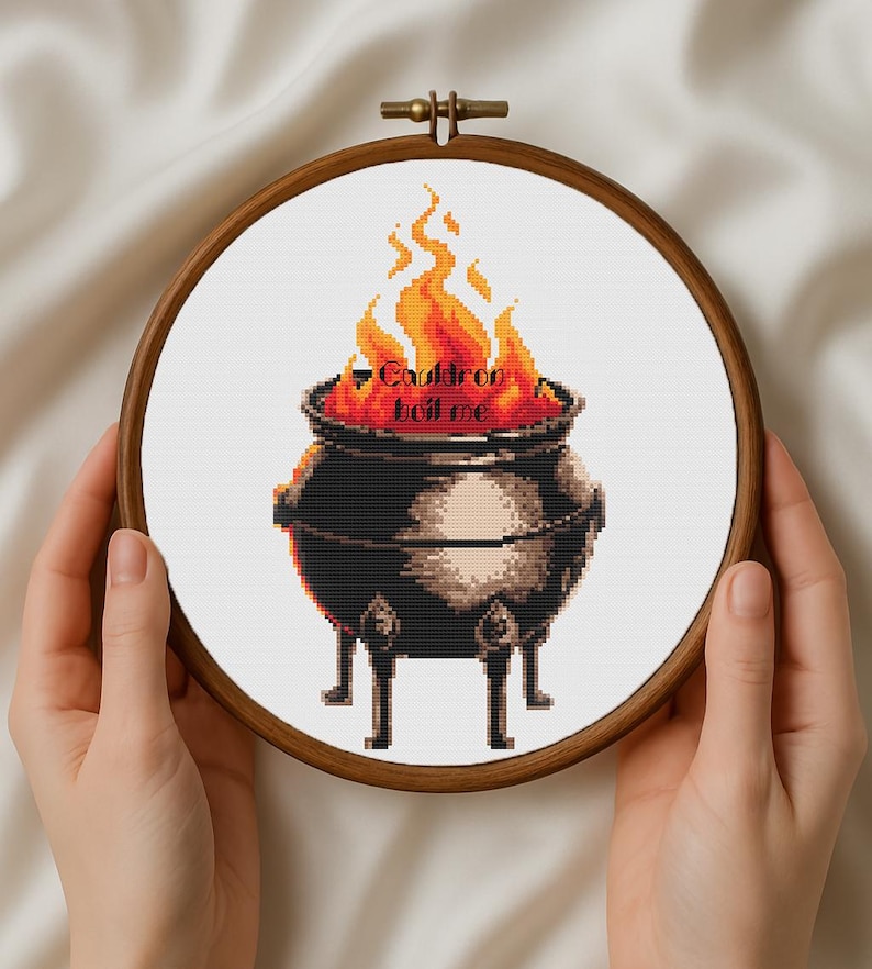 Acotar Cauldron Cross Stitch Pattern, Nesta Acotar Cross Stitch PDF ...